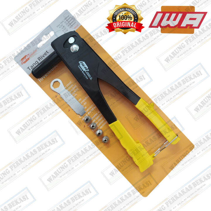 IWA Tool Perkakas Hand Riveter Tang Stang Alat Paku Rivet 9.5 Inchi ...