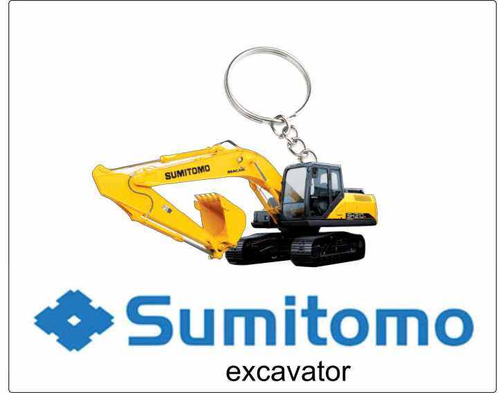 sumitomo excavator keychain 2d jentera berat | Lazada