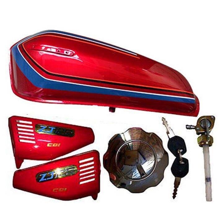 Motorcycle Fuel Tank For Honda Haojue Suzuki Lifan CG125 CG150 DY125 Petro Oil Metal Box Red ...