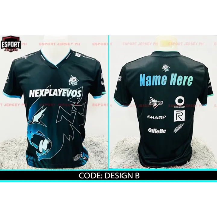 NXP EVOS NEXPLAY ESPORT JERSEY MPLS8 FREE PERSONALIZE NAME | Lazada PH