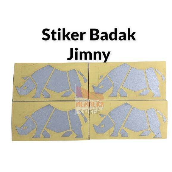 Stiker Mobil / Sticker Mobil Logo Badak Jimny | Lazada Indonesia