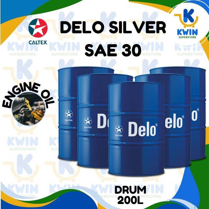 Caltex Delo Silver Monograde Engine Oil SAE 30 Drum 200L | Kwin ...