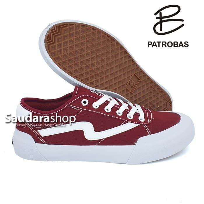 Sepatu Patrobas Ivan Low Maroon / Patrobas Ivan Marun Low /Patrobas LC ...