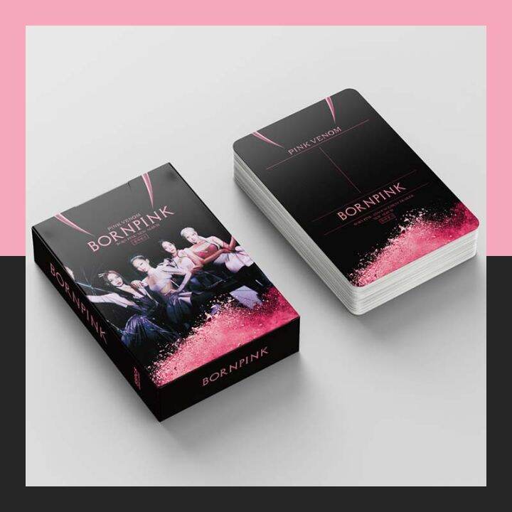 PD05 55Pcs/set Kpop BLACK Girl Group PINK Photocards 2022 New Comeback ...