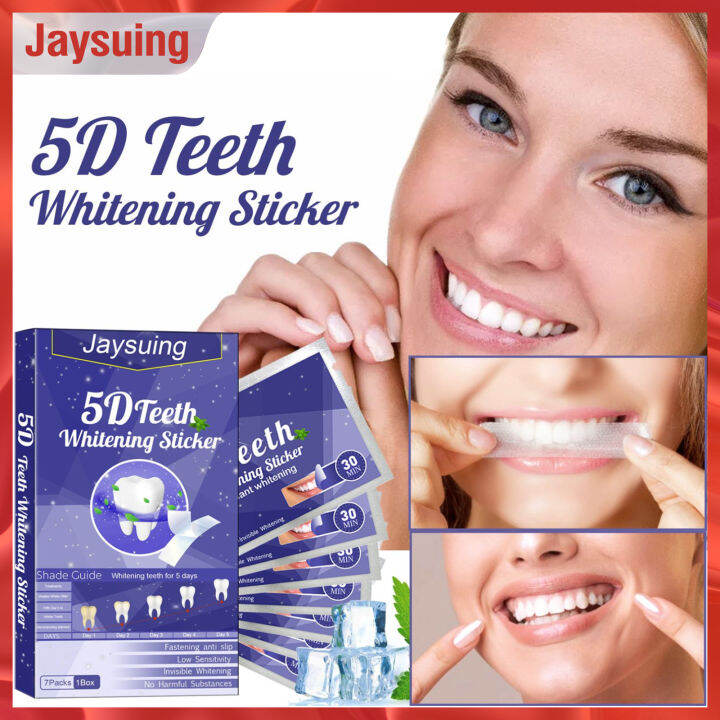 Jaysuing Teeth Whitening Strips For Teeth 3d White Tooth Stickers Oral ...