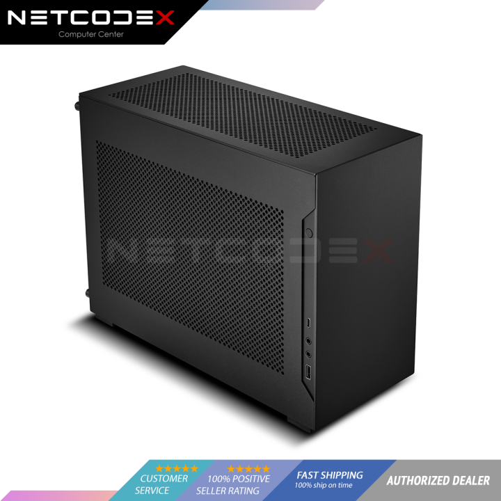 Lian Li A4-H2O Anodized Black PCIe Gen4 small form factor PC desktop ...