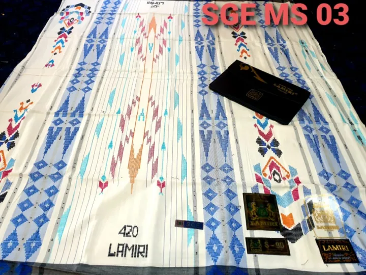 Sarung Lamiri Full Sutra Lamiri sutera sutera Lamiri Tipe Kotak Lamiri ...