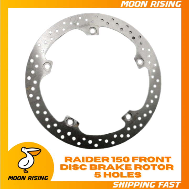 RAIDER 150 FRONT DISC BRAKE ROTOR 5 HOLES MOTORCYCLE MOONRISING | Lazada PH