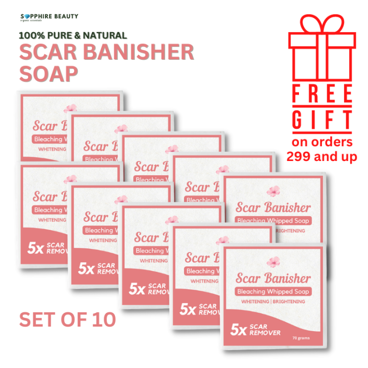 Sapphire Beauty Scar Banisher Soap 70g Bleaching Whipped Cream Scar ...