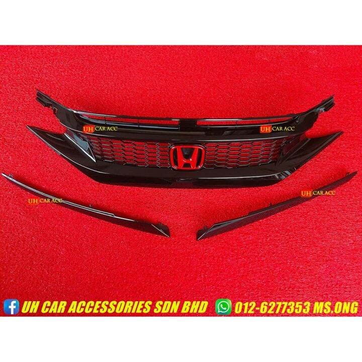 HONDA CIVIC FC 2020-2021 (SI) FRONT BUMPER GRILL GRILLE | Lazada