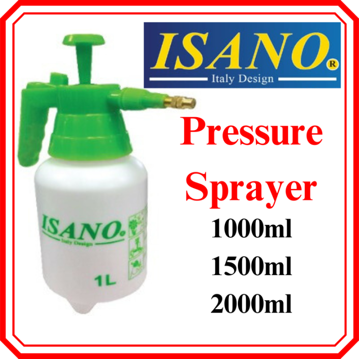 MAJU ISANO Garden Pressure Sprayer Adjustable spray nozzle Lubricant ...