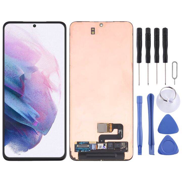 หน้าจอ LCD Super AMOLED ของแท้สำหรับ Samsung Galaxy S21 + 5G SM-G996B ...