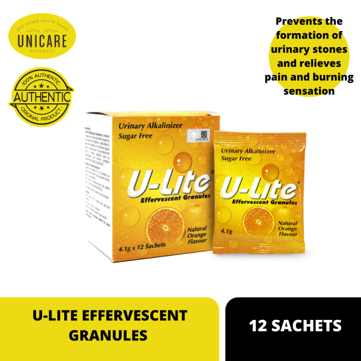 U-LITE EFFERVESCENT GRANULES 4.1G X 12'S | Lazada