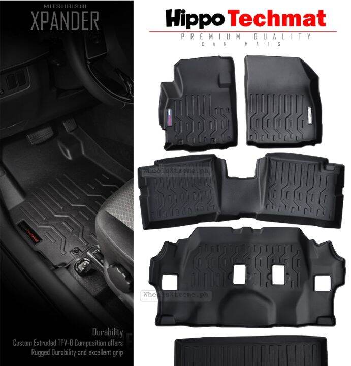 MITSUBISHI XPANDER / XPANDER CROSS 2019-2024 Hippo Techmat Floor Liner ...