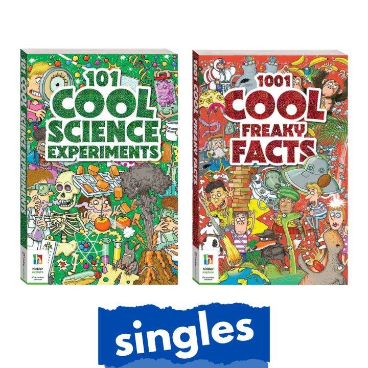 HINKLER EXPLORE- 101 Cool Science Experiments / 1001 Cool Freaky Facts ...