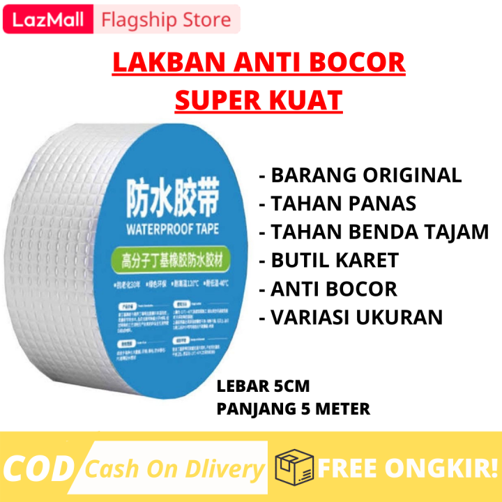 [BAYAR DITEMPAT] Lakban Khusus Anti Bocor Alumunium Foil Butyl Rubber ...