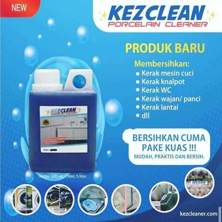 KEZCLEAN Pembersih Keramik Kerak Kamar Mandi Noda WC Toilet Karat Besi ...