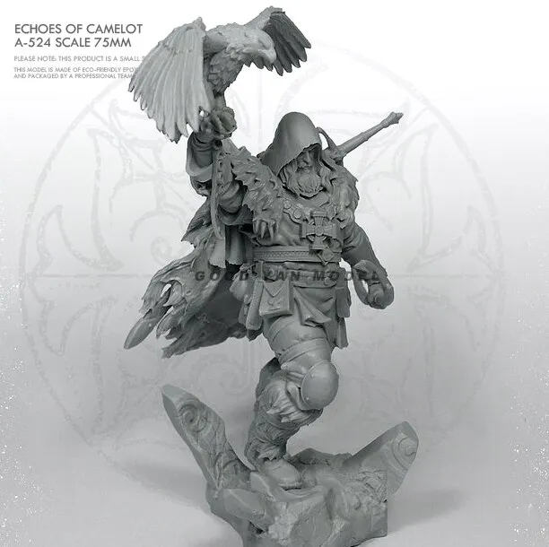 75MM Resin model kits DIY figure colorless and self-assembled A-524 ...