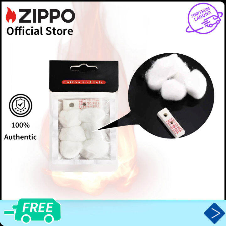 Zippo Lighter Kit Cotton Felt Replacement Kit - Singapore Zippo Cotton
