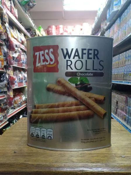 Zess Chocolate Wafer Rolls Coklat Biskut Gulung Wafer 700g | Lazada
