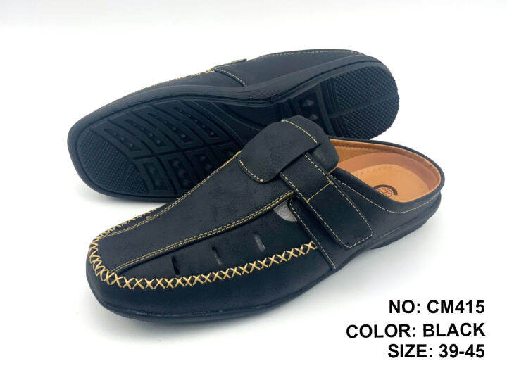 CSB รองเท้าลำลอง CM415 รองเท้าทำงาน รองเท้าหนัง รองเท้าเปิดส้น รองเท้า ...