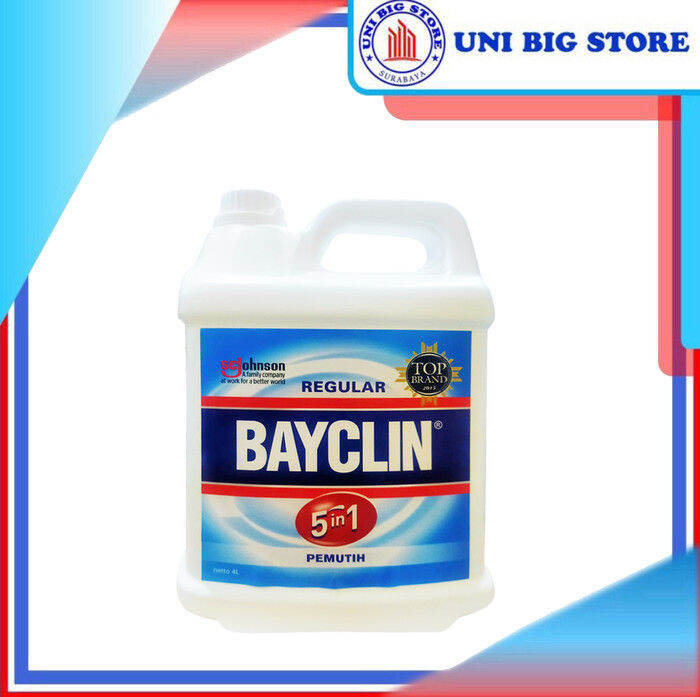 Bayclin Pemutih Regular 5in1 4 Liter Jerigen | Lazada Indonesia