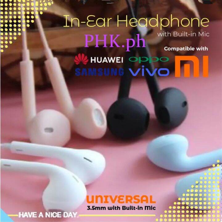 PHK Original Macaron E1 universal color in-ear headphones QNET E01 E02 E03 E05 E06 Earphone ...
