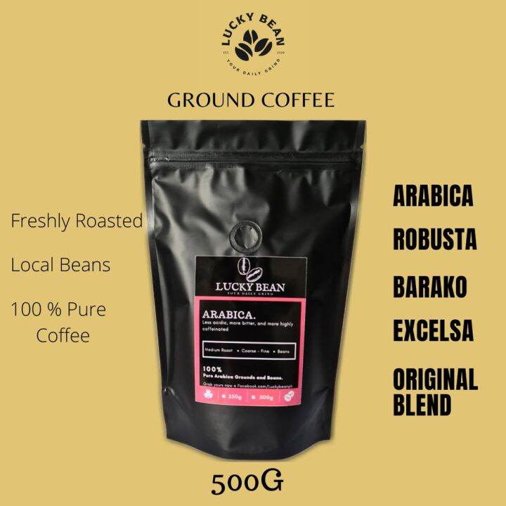 500G GROUND COFFEE - Batangas Robusta/Excelsa/Arabica/Barako/Blend ...