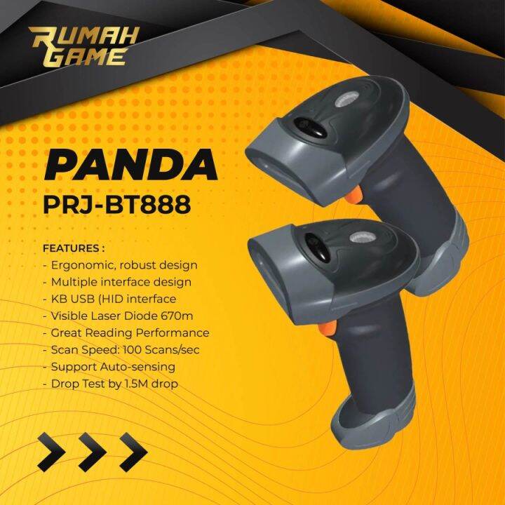 BARCODE SCANNER E-FAKTUR 2D/1D PANDA PRJ-888 (QR CODE-EFAKTUR-AZTEC ...