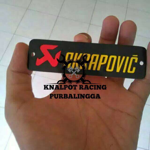 Emblem knalpot akrapovic. Merk akrapovic. Logo akrapovic | Lazada Indonesia