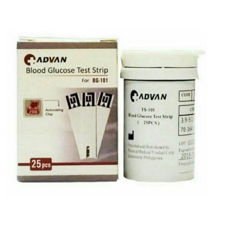 [COD]parbu79432 (SNP) ADVAN - Blood Glucose Test Strips (SNP-Z) | Lazada PH