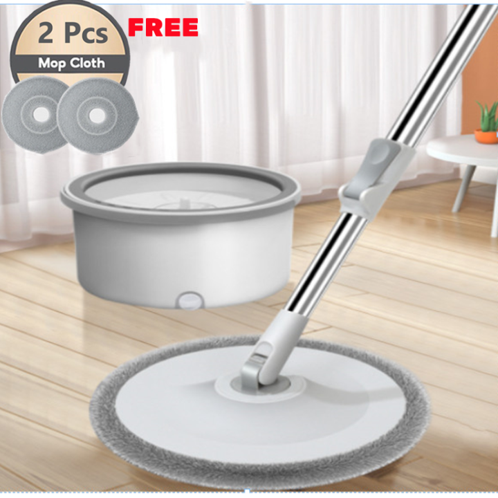 Magic Spin Mop With Spinner and Squeezer Mop For Floor Bucket Tornado ...