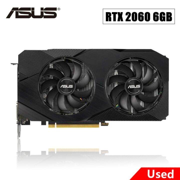 Used ASUS RTX 2060 Super 6GB 8GB 12GB GDDR6 192Bit Video Cards GPU Graphic Card RTX2060 | Lazada ...