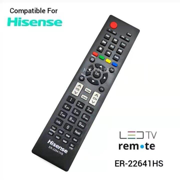 Hisense LED TV Remote Control (ER-22641HS)ER-22641A ER-22645HSH | Lazada