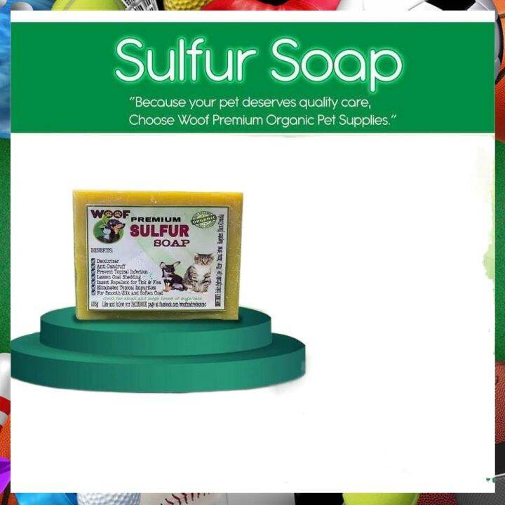WOOF Pet Sulfur Soap for Dogs and Cats | Lazada PH