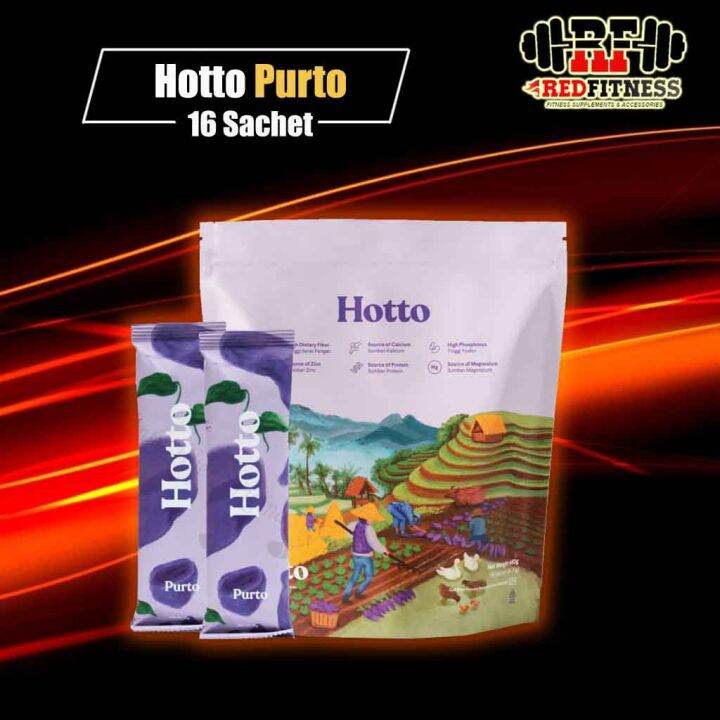Hotto Purto 480 gr (16 Sachet) / Minuman Diet Tinggi Serat Multigrain ...