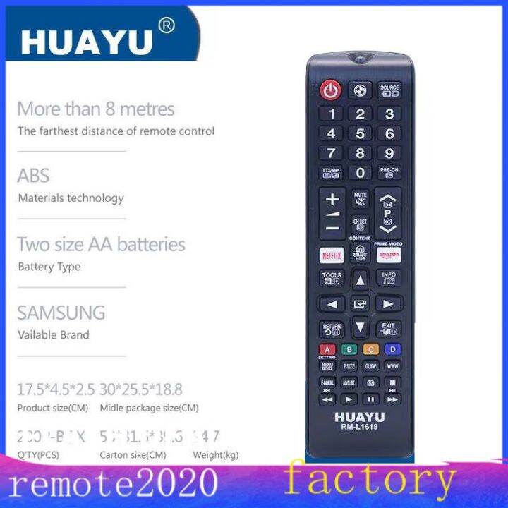 Replacement Samsung tv Universal Remote For ALL LCD LED SMART TV AA59 ...
