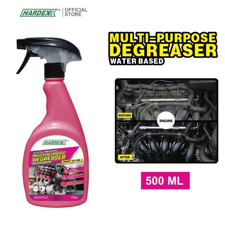 HARDEX Multi-Purpose Degreaser Water Based Ready To Use - 500ml/5 Liter ...