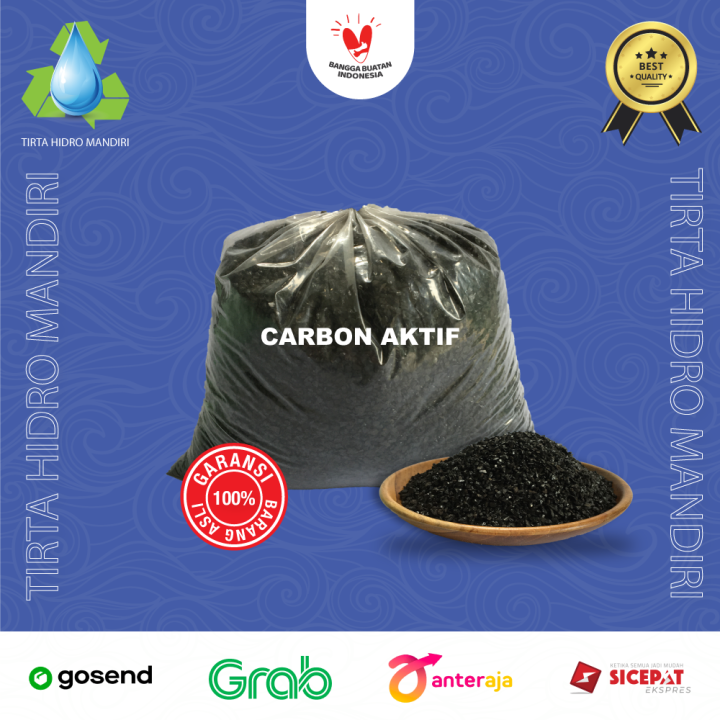 CARBON AKTIF/ KARBON AKTIF 1 KG/ FILTER AIR LIMBAH/ ACTIVATED CHARCOAL | Lazada Indonesia