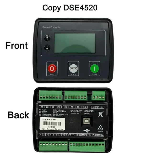 Fast Delivery Free Shipping Deep Sea Original DSE4520 MKII Auto Mains (Utility) Failure Control ...