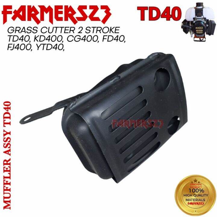 Muffler Assy Kawasaki Td40 2 Stroke Grass Cutter | Lazada PH