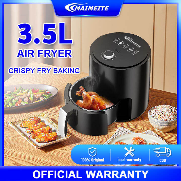 MAIMEITE Air Fryer 3.5L Kapasitas besar Penggorengan Udara 1200W Tanpa ...