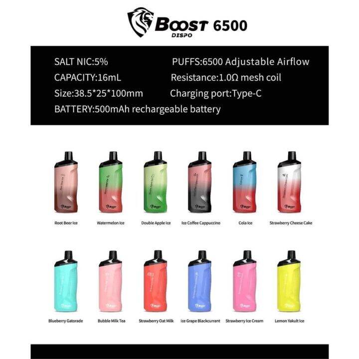 Boost Disposable 6500 Puffs by Geekvape | Lazada PH