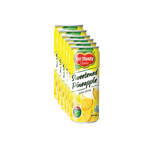 Del Monte Juice Drink Sweetened Pineapple 240ml 6 cans | Lazada PH