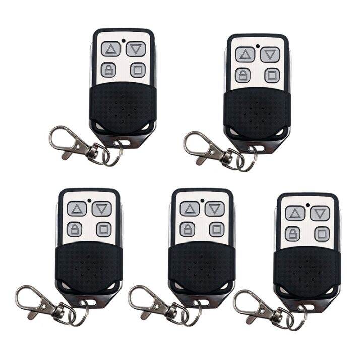 5X 4 Button Electric Garage Door Opener Wireless Remote Control 433MHZ Igniter Wireless Radio ...