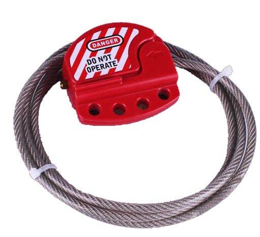 Lockout Tagout Adjustable Cable Lockout LOTO-LT504 สลิงล็อค เอนกประสงค์ ...
