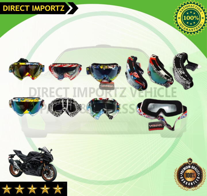 Vemar Moto Riding Goggles - Free Size ( Original ) | Lazada PH