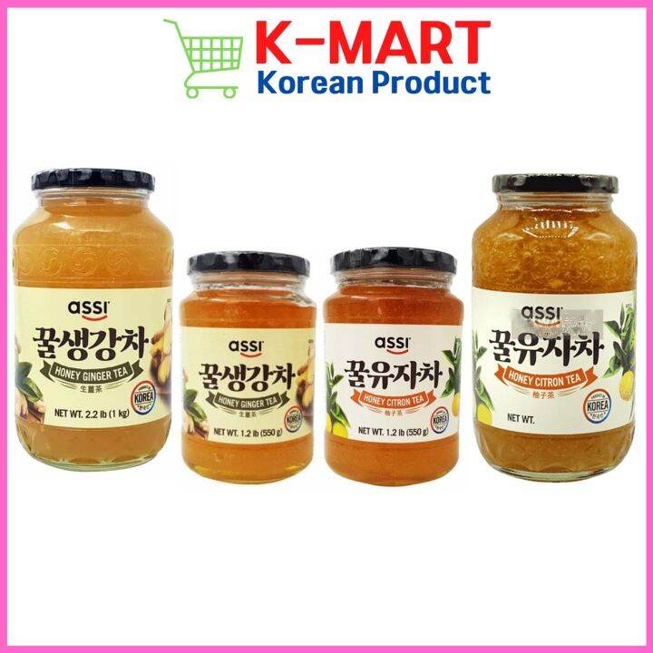 Assi Honey Citron Or Ginger Tea 500g To 1kg Korea [K-Mart Korean ...