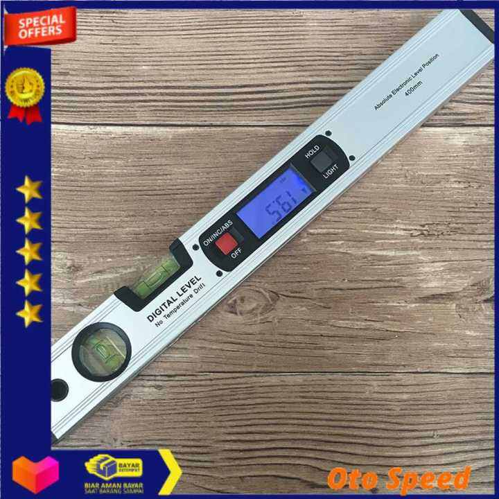 Kaisi Digital Inclinometer Level 360 Degree 400mm Magnetics Measuring / Alat Pengukuran Sudut ...