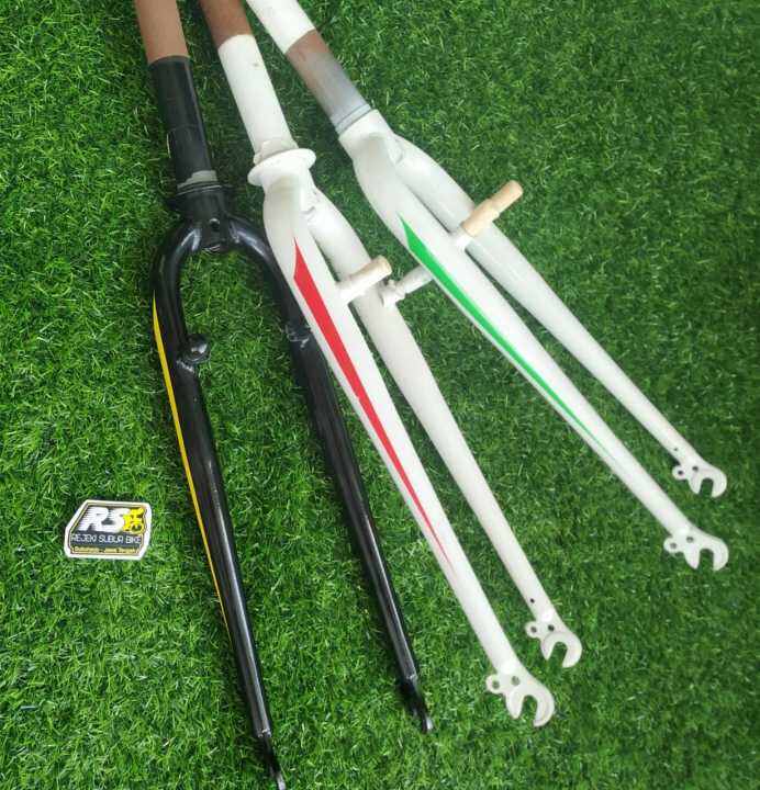 fork rigid besi sepeda 700c roadbike fixie hybrid appalanchia | Lazada ...